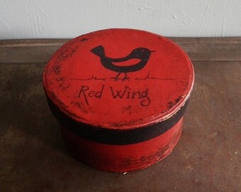 TREASURY - Red Wing, Folk Art, Primitive, Rustic, Red Wing Black Bird ...