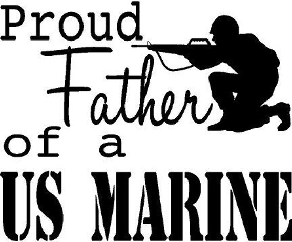 Proud Marine Father SVG