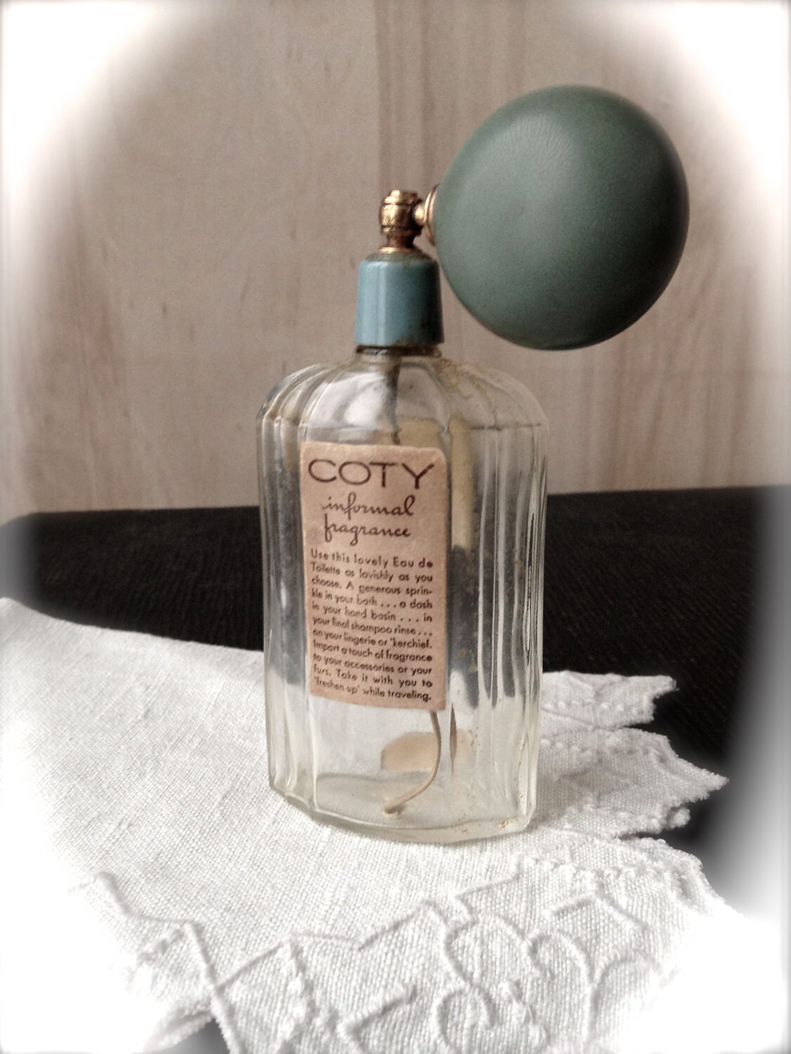 Vintage Coty of Paris Perfume Bottle Atomizer by MissionJewels