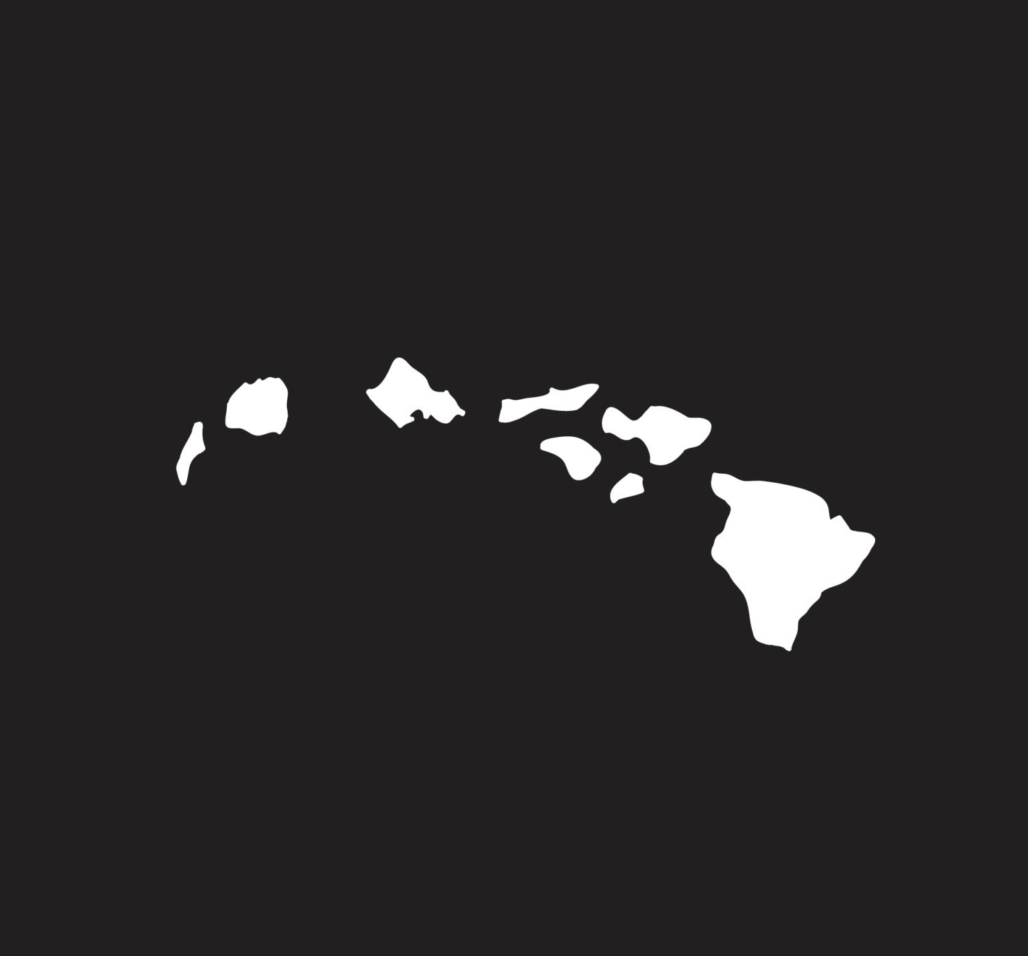 Hawaiian Islands Sticker