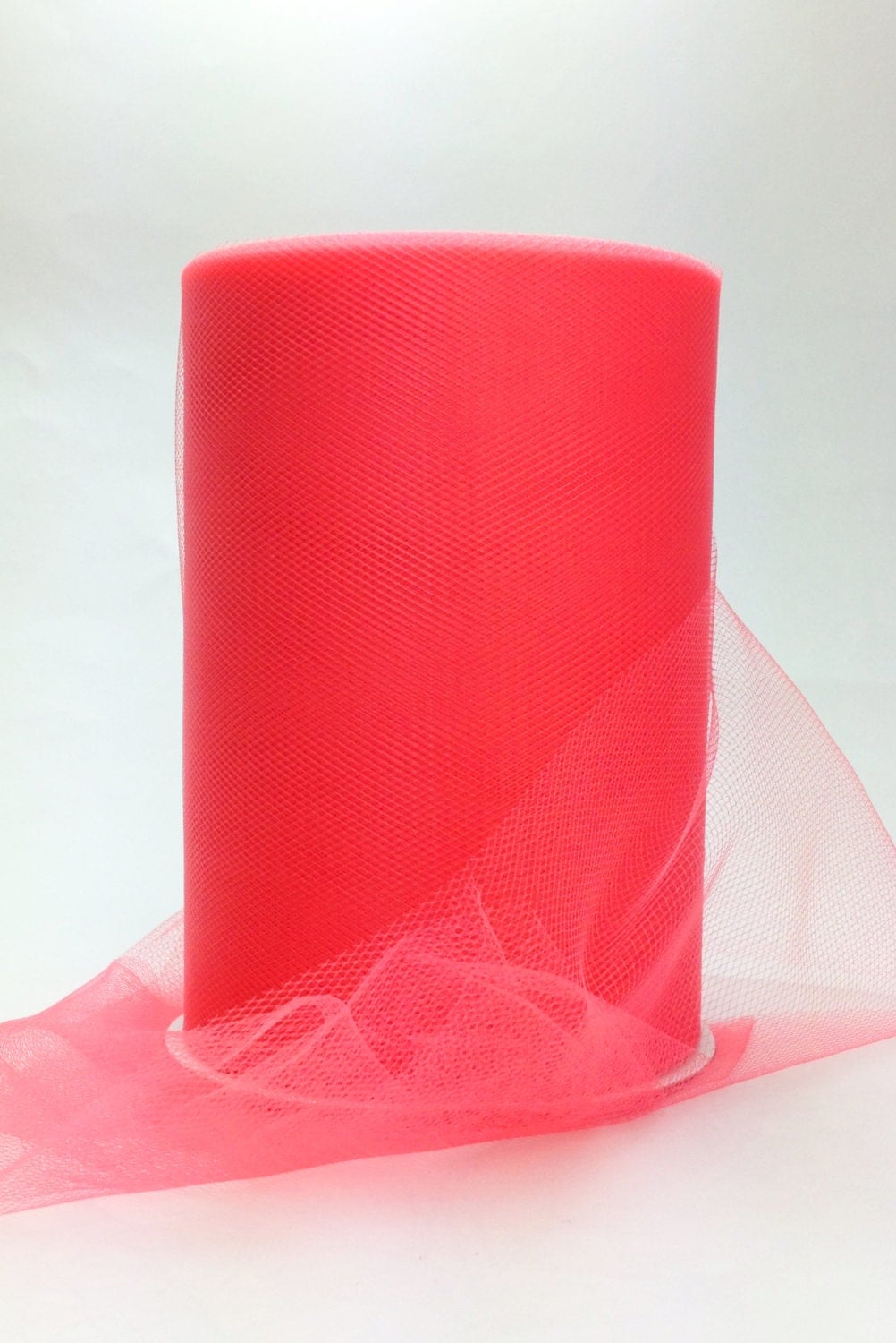 Coral Tulle Roll 6x100 Yards 300 Feet Coral Tulle
