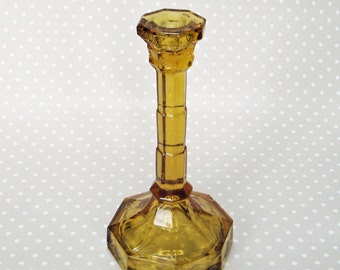 Yellow candle holder | Etsy