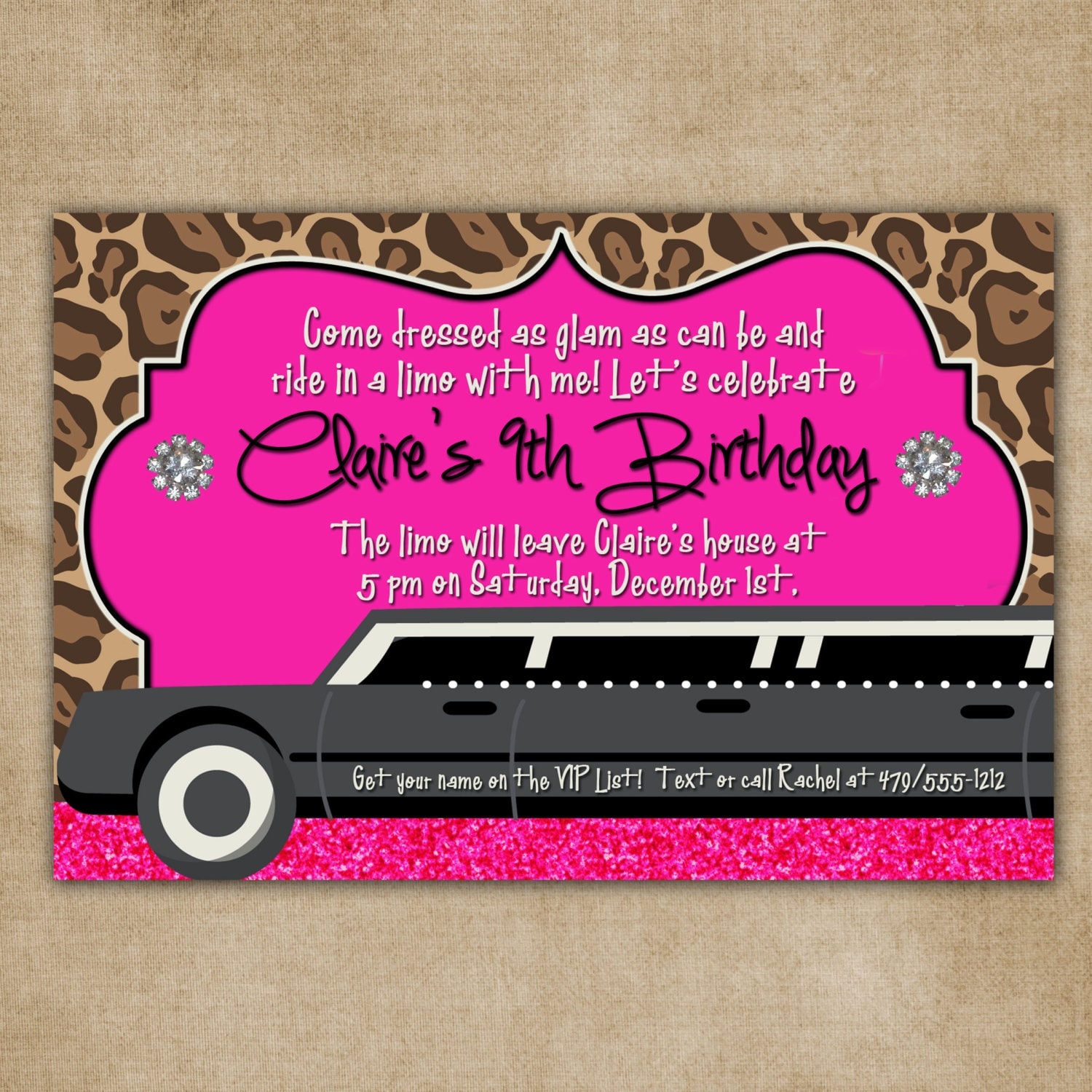 Limo Party Girls Saying