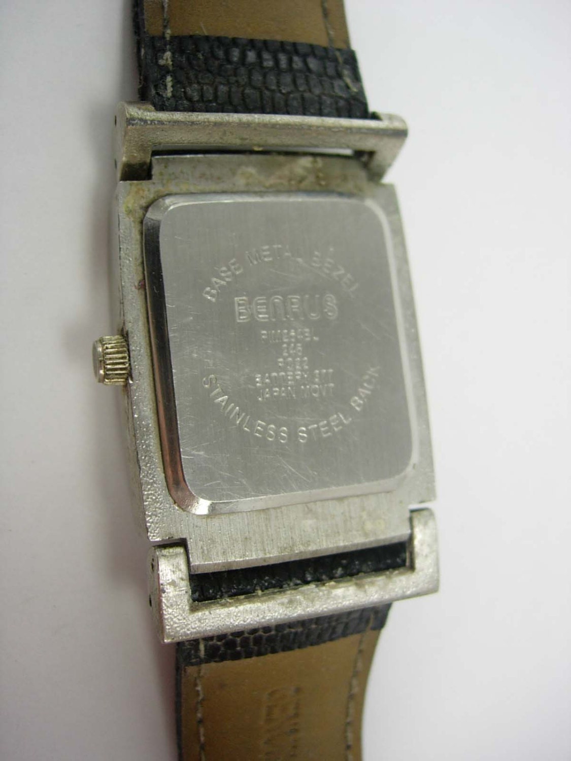 Vintage Benrus Fancy Watch Leather Band Business Wedding