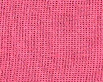 Snap Pink Burlap Curtains - Custom