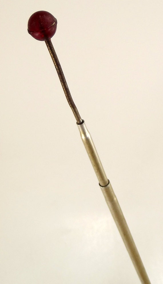 Art Deco TV Antenna Rabbit Ears JFD Vintage Mid Century Metal