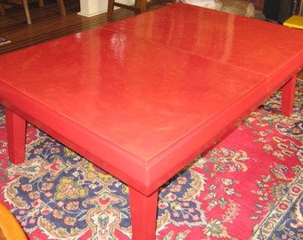 Popular items for red coffee table on Etsy