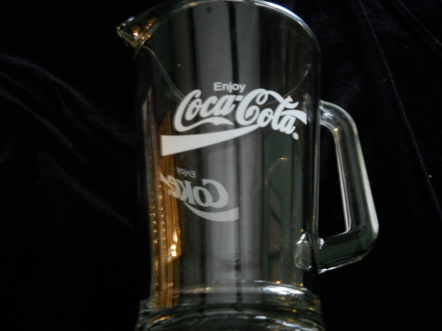 coca-cola coke pitcher 9 inches high 17 inches wide – Haute Juice