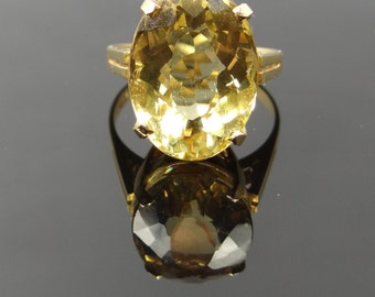 Popular items for yellow beryl ring on Etsy