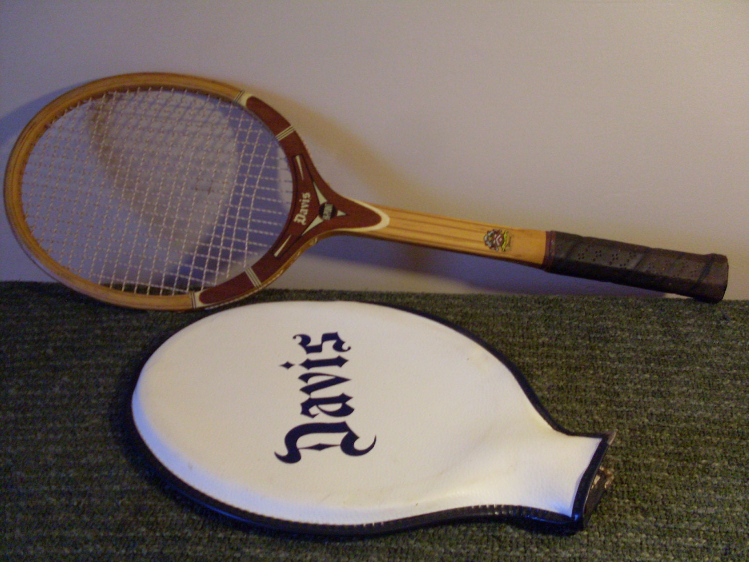 Vintage Davis HI-Point Tennis Racket Custom by CONNECTICUTFINDS