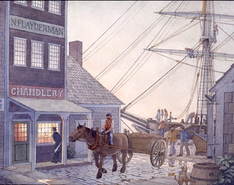 Sloop PROVIDENCE John Paul Jones pursued by HM frigate SOLEBY