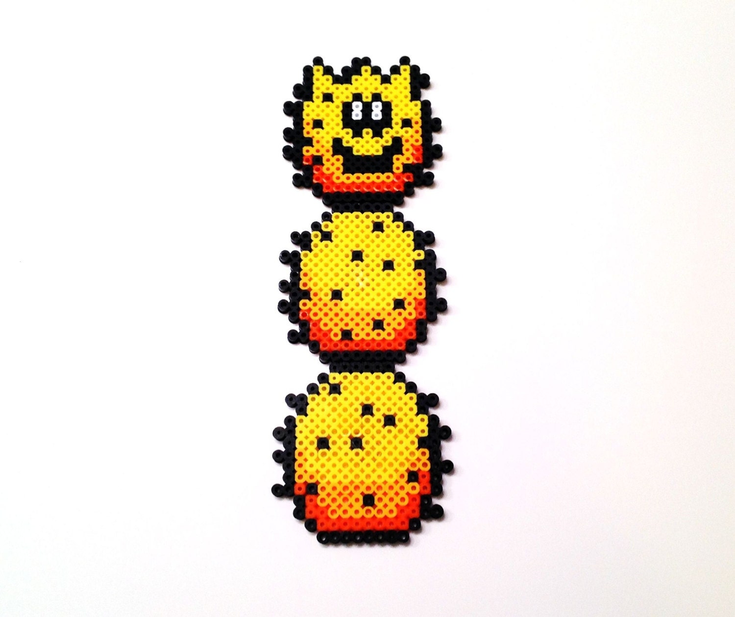 Items similar to Super Mario World Pokey Cactus Bead Sprite (Set of 3 ...