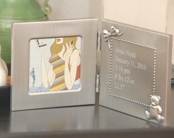 Pewter photo frame | Etsy