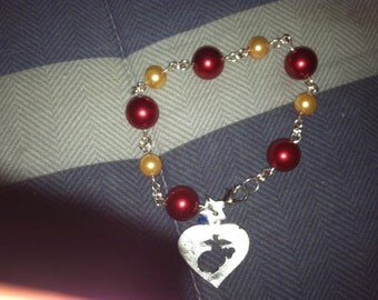 Heart & EGA Bracelet