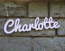 Popular items for charlotte name sign on Etsy