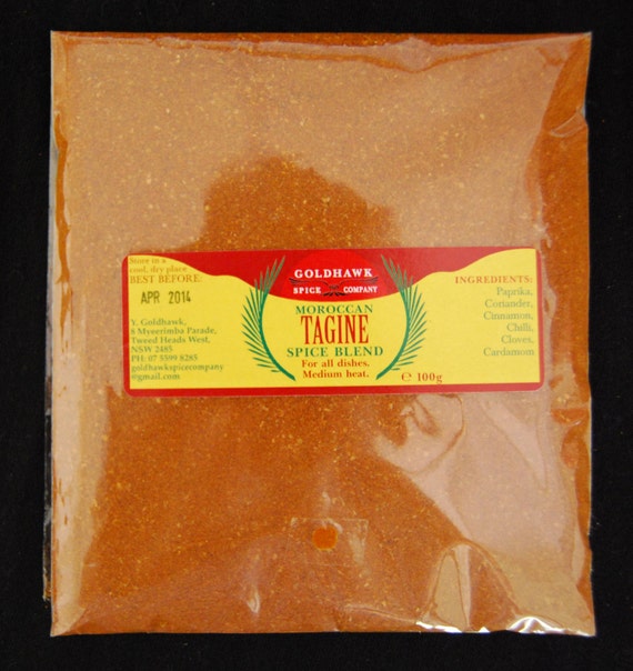100g Tagine Spice Blend Moroccan spice by GOLDHAWKSPICECOMPANY