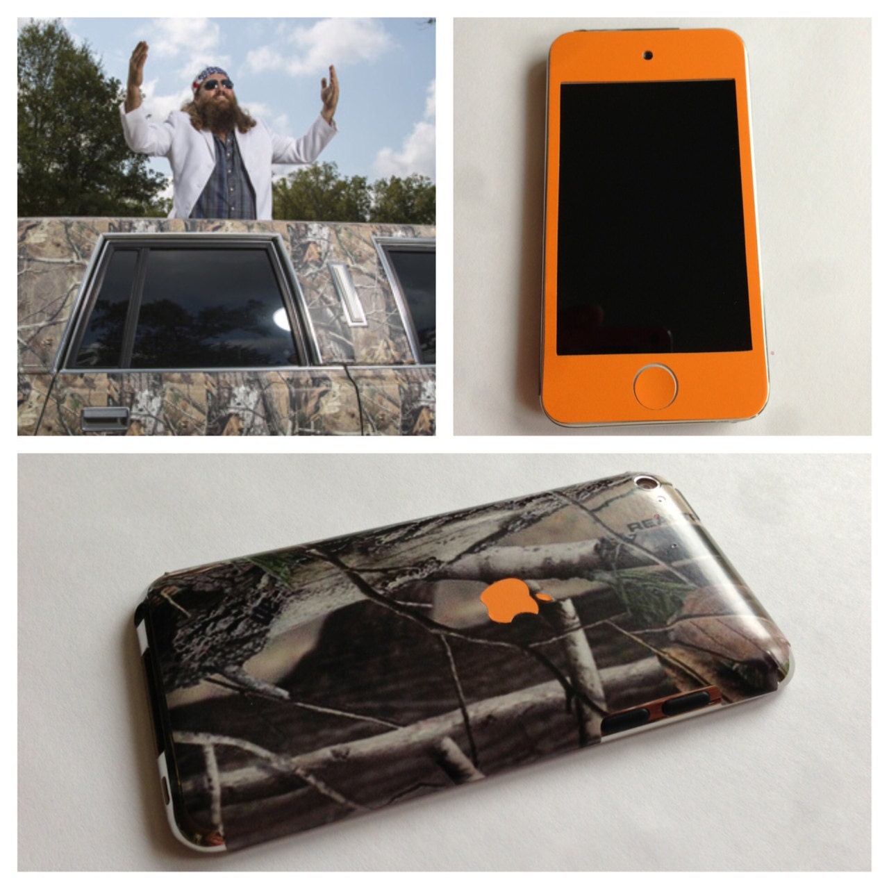 iPod Touch 4th Gen Vinyl Protection Skin CAMO EDITION