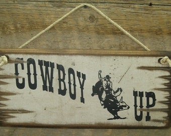 Western Antiqued Rustic Wooden HAND-MADE by CowboyBrandFurniture