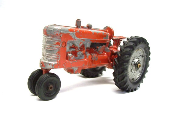 Maggie's Funky Red Toy Tractor Slik Toy Tractor