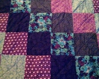 Queen size rag quilt | Etsy