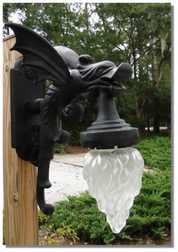 Gothic Gargoyle Outdoor Light Large Outdoor Lighting