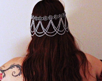 Chainmail headdress | Etsy
