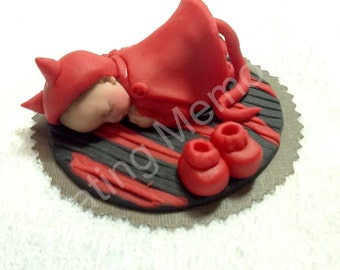 Devil cake topper | Etsy
