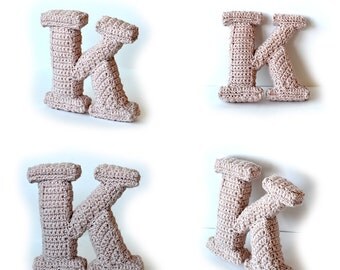 Complete 3D Alphabet Crochet Pattern Letter Crochet Pattern