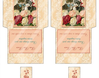 Printable Friendship Tea Bag Wrapper by CooperStation on Etsy