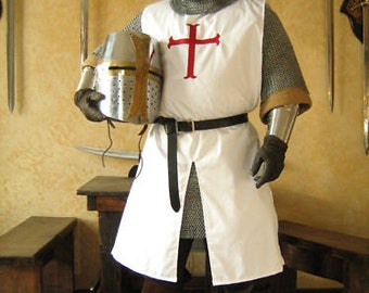 Medieval Knight Heraldry SCA Surcoat Tunic Tabard