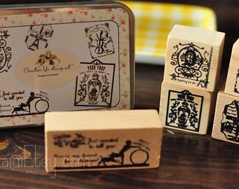 Rubber stamp storage | Etsy