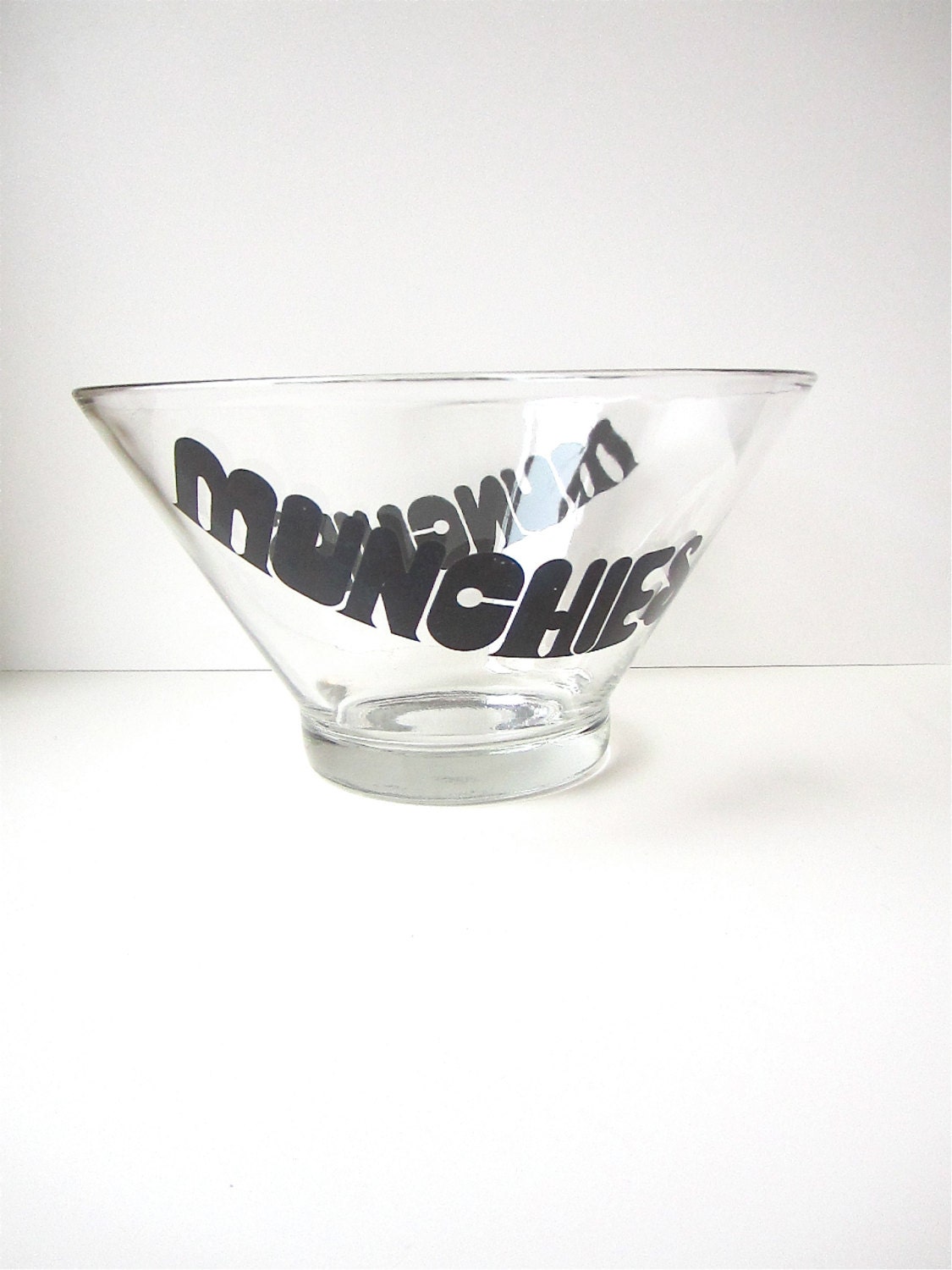 Typography Large Munchies Glass Bowl – Haute Juice