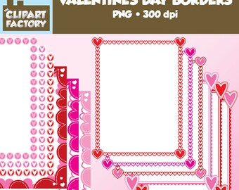 Clip Art: Colorful Digital Page Borders 18 by TheClipartFactory