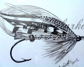 Popular items for salmon fly on Etsy