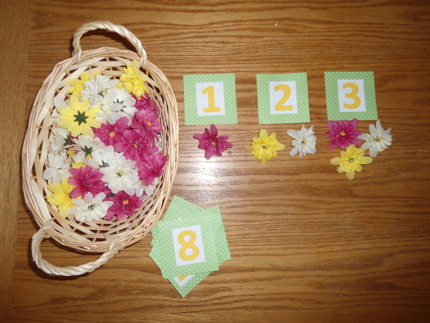 Flower Montessori Counting Activity