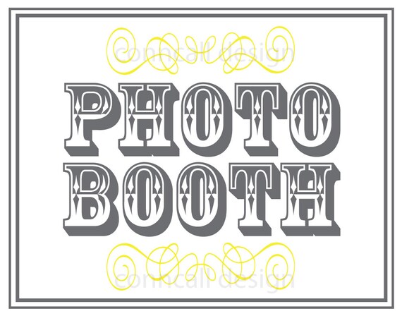 Items similar to Photo booth sign, printable photo booth sign, wedding ...