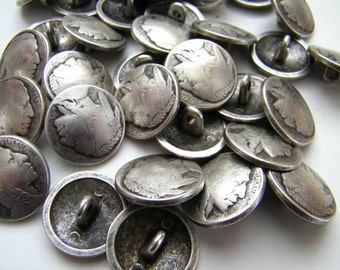 Indian head button | Etsy