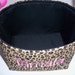 Leopard / Cheetah Fabric Basket Bucket by BridgetsStitches