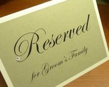 Popular items for reserved signs on Etsy