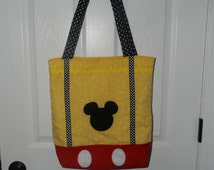 Popular items for mickey mouse tote on Etsy