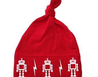 Robot beanie | Etsy