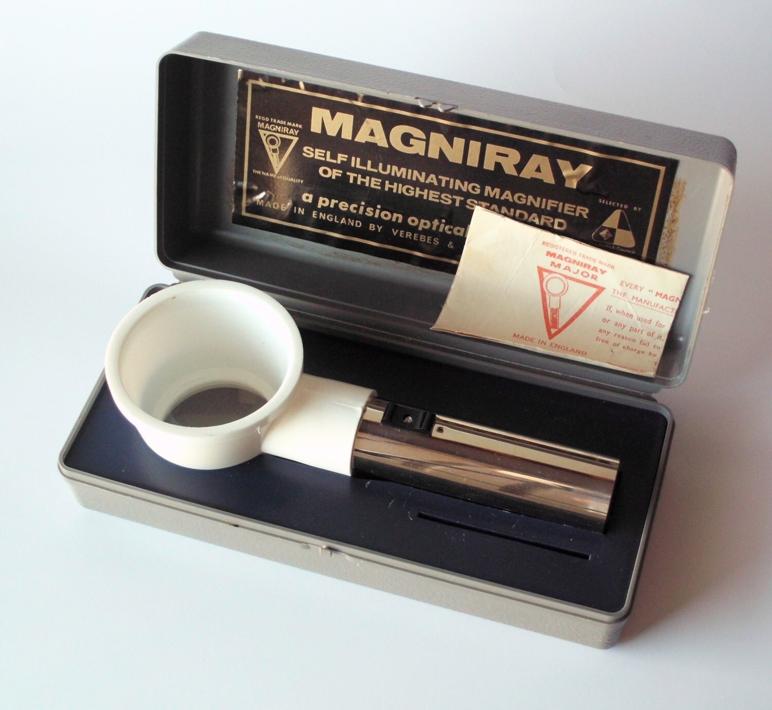 Vintage Magniray Self Illuminating Magnifier England