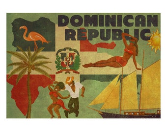 Dominican wall art | Etsy