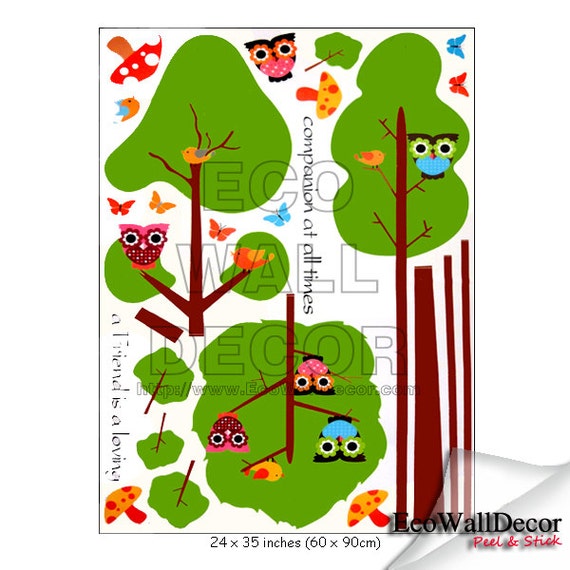 PEEL and STICK Removable Vinyl Wall Sticker Mural Decal Art