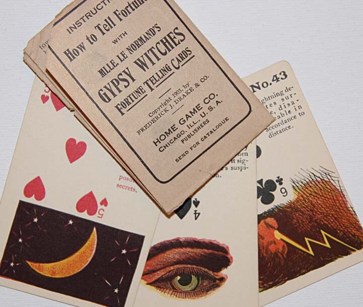 1903 Gypsy Witch Fortune Telling Playing Card Set by bellusvanitas