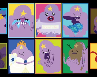 Princesses of Adventure Time Stickers 12pk by BoxOfOddities