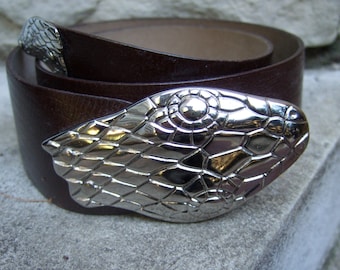 Snake head belt | Etsy