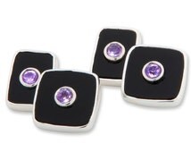 Popular items for amethyst cufflinks on Etsy