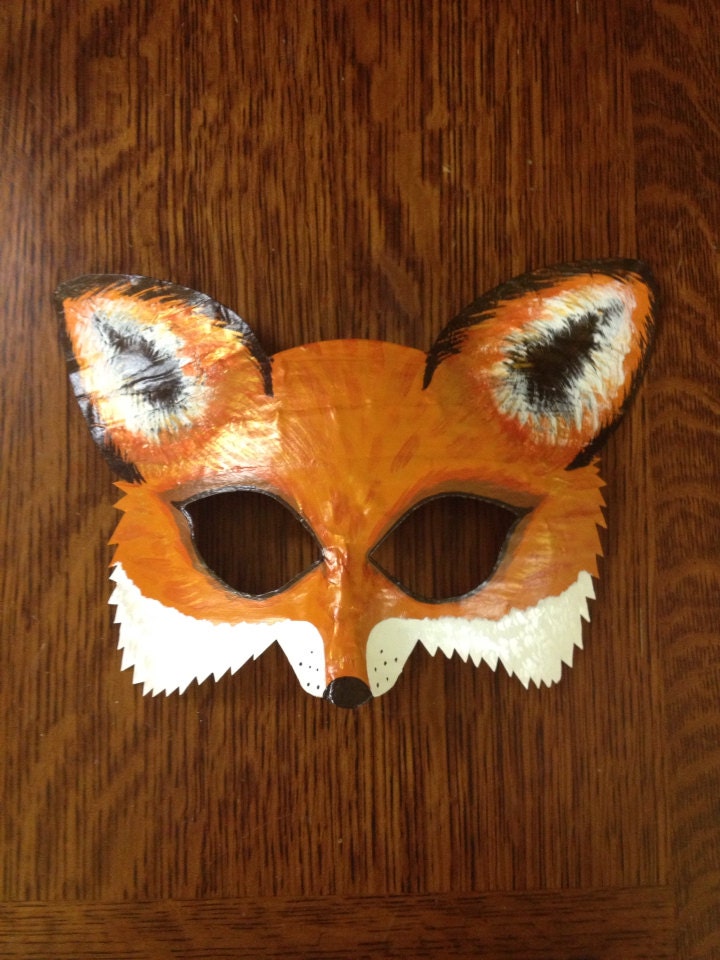 fox mask fox costume Mr. and Mrs. Fox arctic fox mask