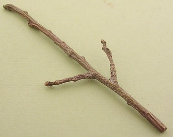 cast twigs and leaves jewelry making supplies by thesilvertwigshop